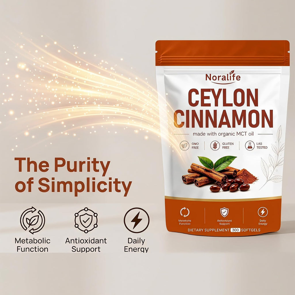 Noralife cinnamon softgels for energy