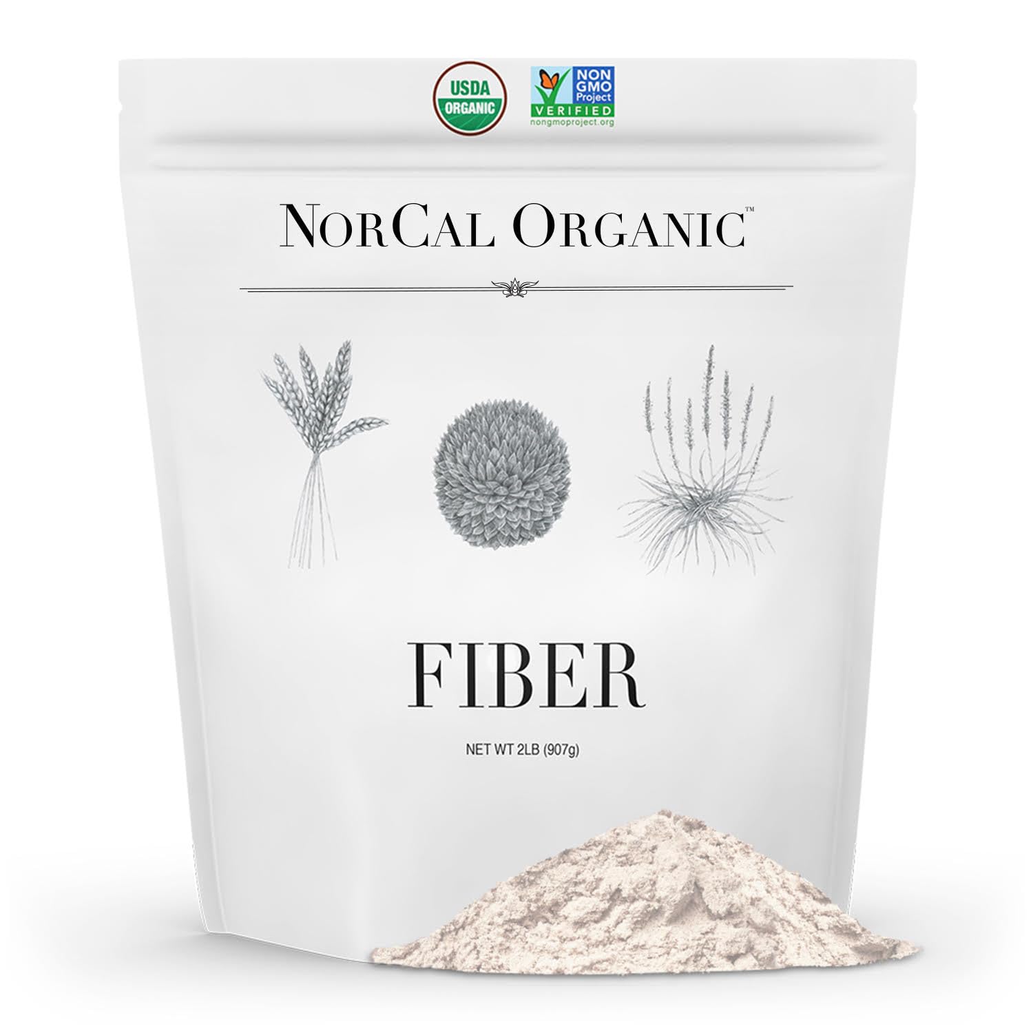 Norcal organic dietary fibers blend