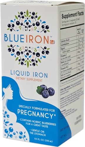 Nordic blueberry flavour iron supplement