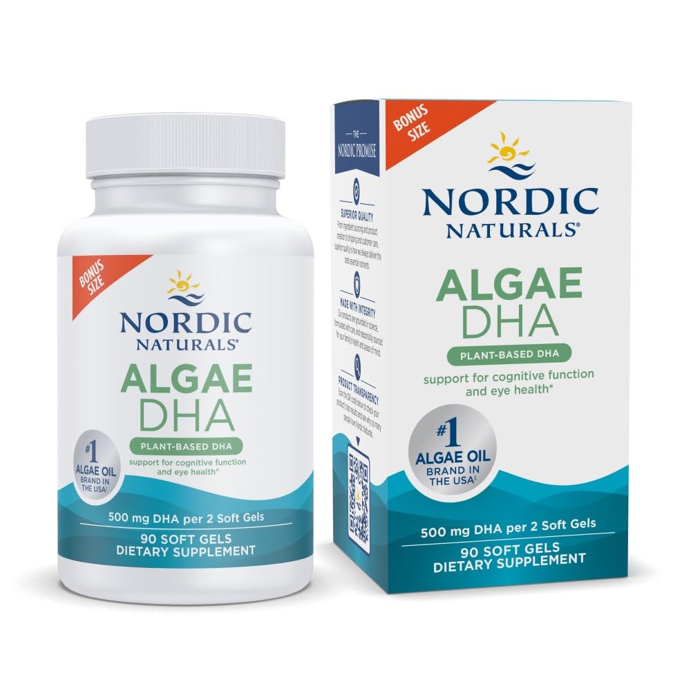 Nordic Naturals Algae DHA benefits