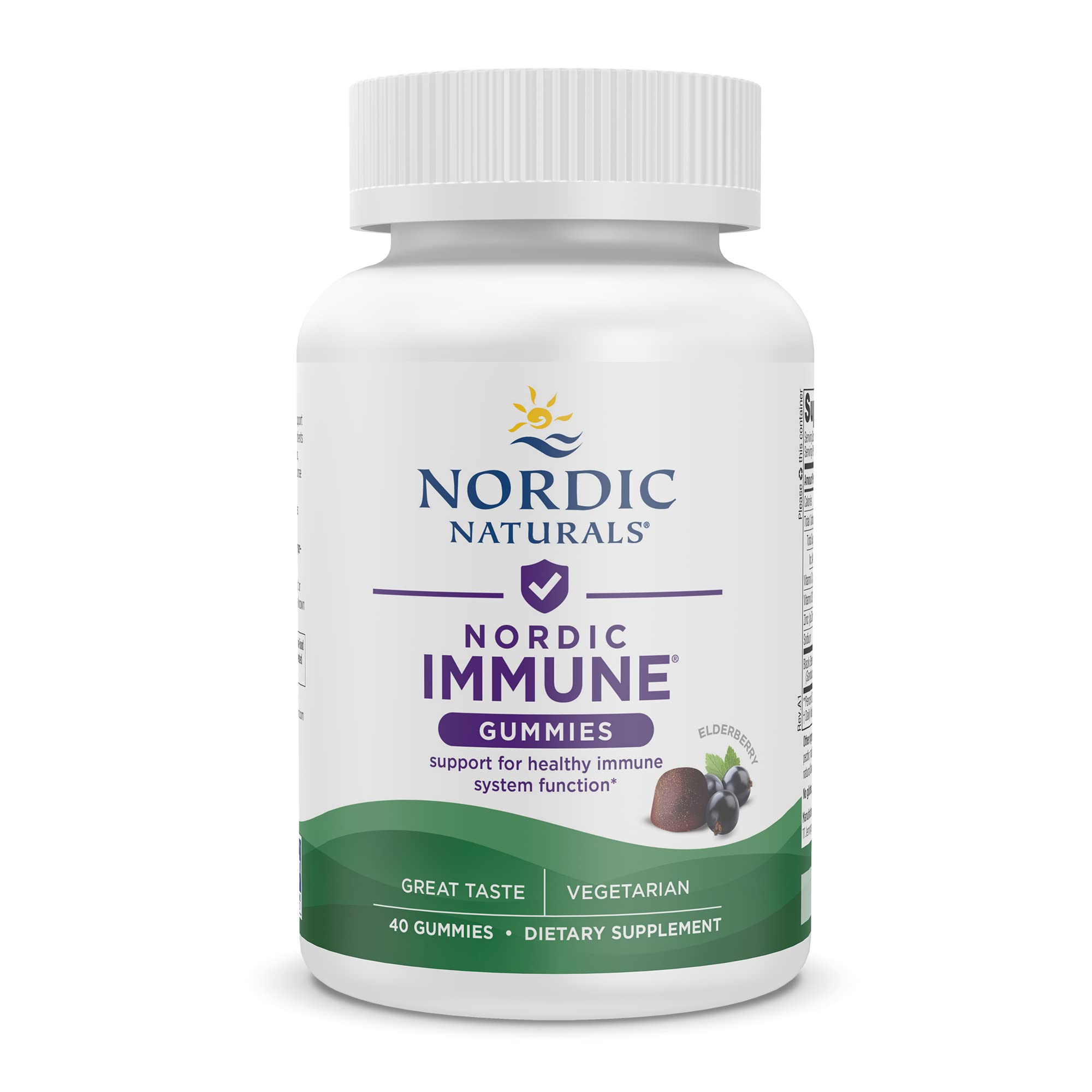 Nordic Naturals elderberry immune gummies