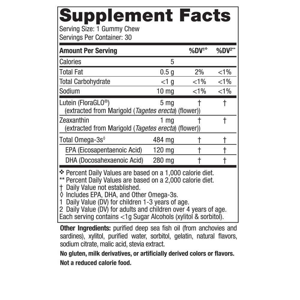 Nordic Naturals eye health gummies