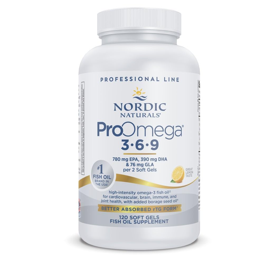 Nordic Naturals fish oil softgels