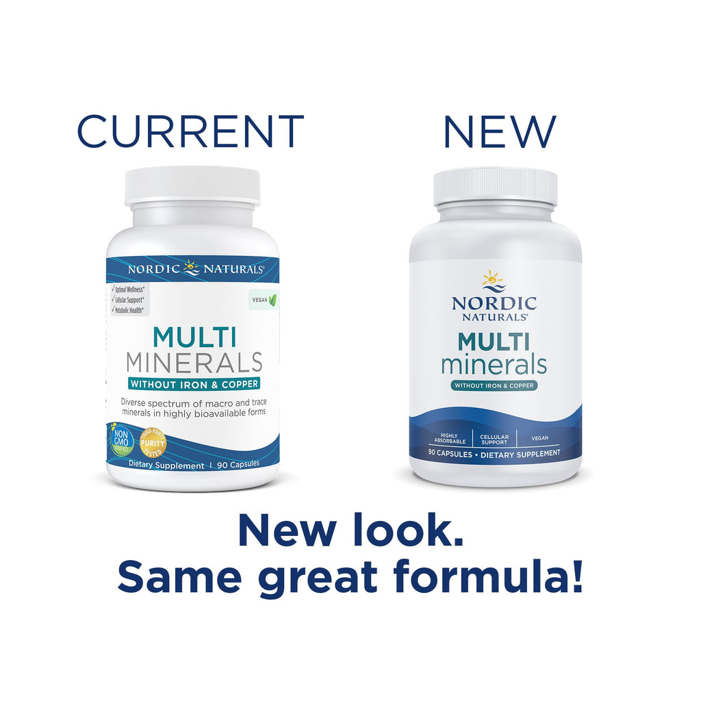 Nordic Naturals iron-free multiminerals