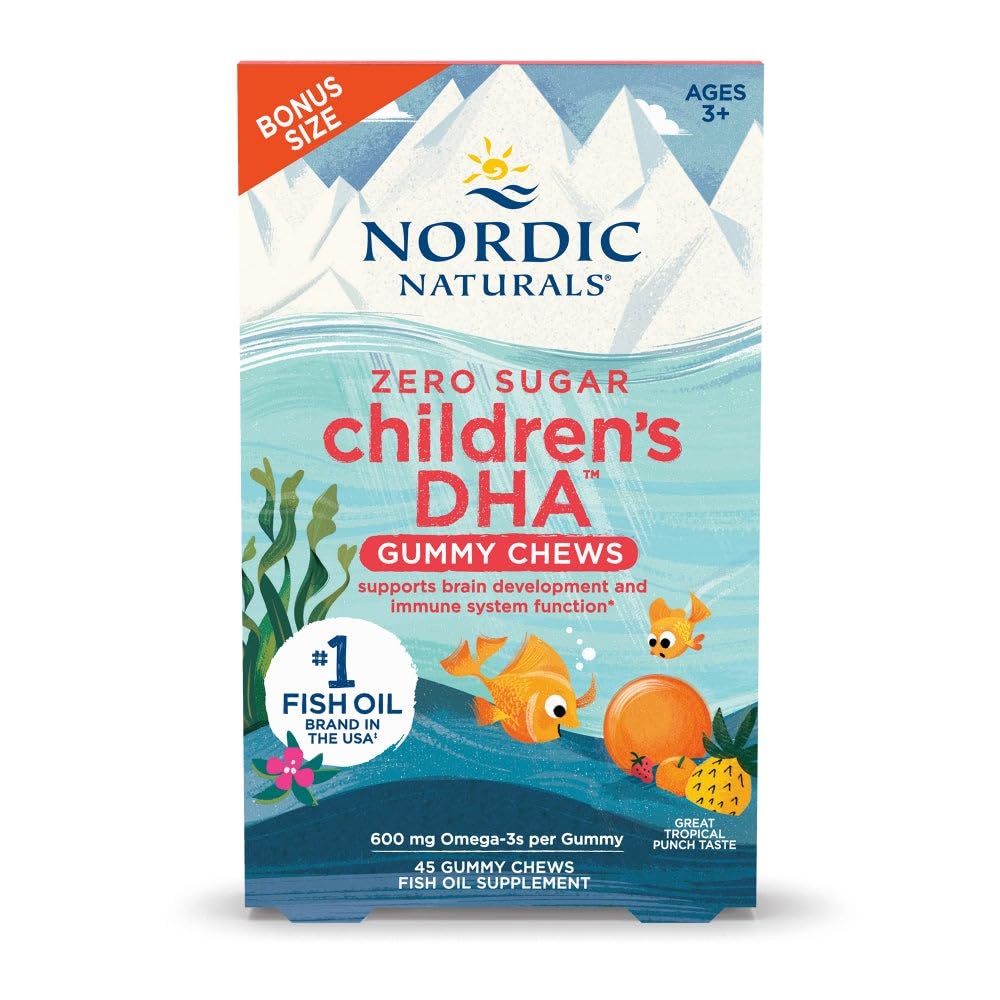 Nordic Naturals kids vitamins DHA gummies