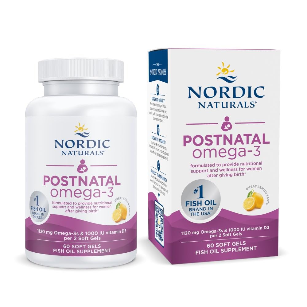Nordic Naturals postnatal omega-3 benefits