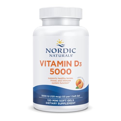 Nordic Naturals vitamin D3 5000 IU softgels