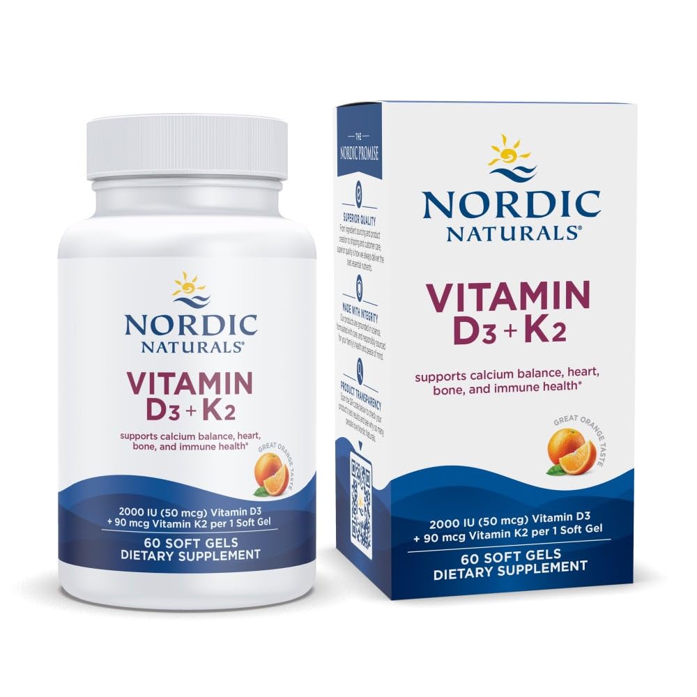 Nordic Naturals vitamin D3 K2 benefits