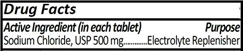 normal salt tablets for digestion relief
