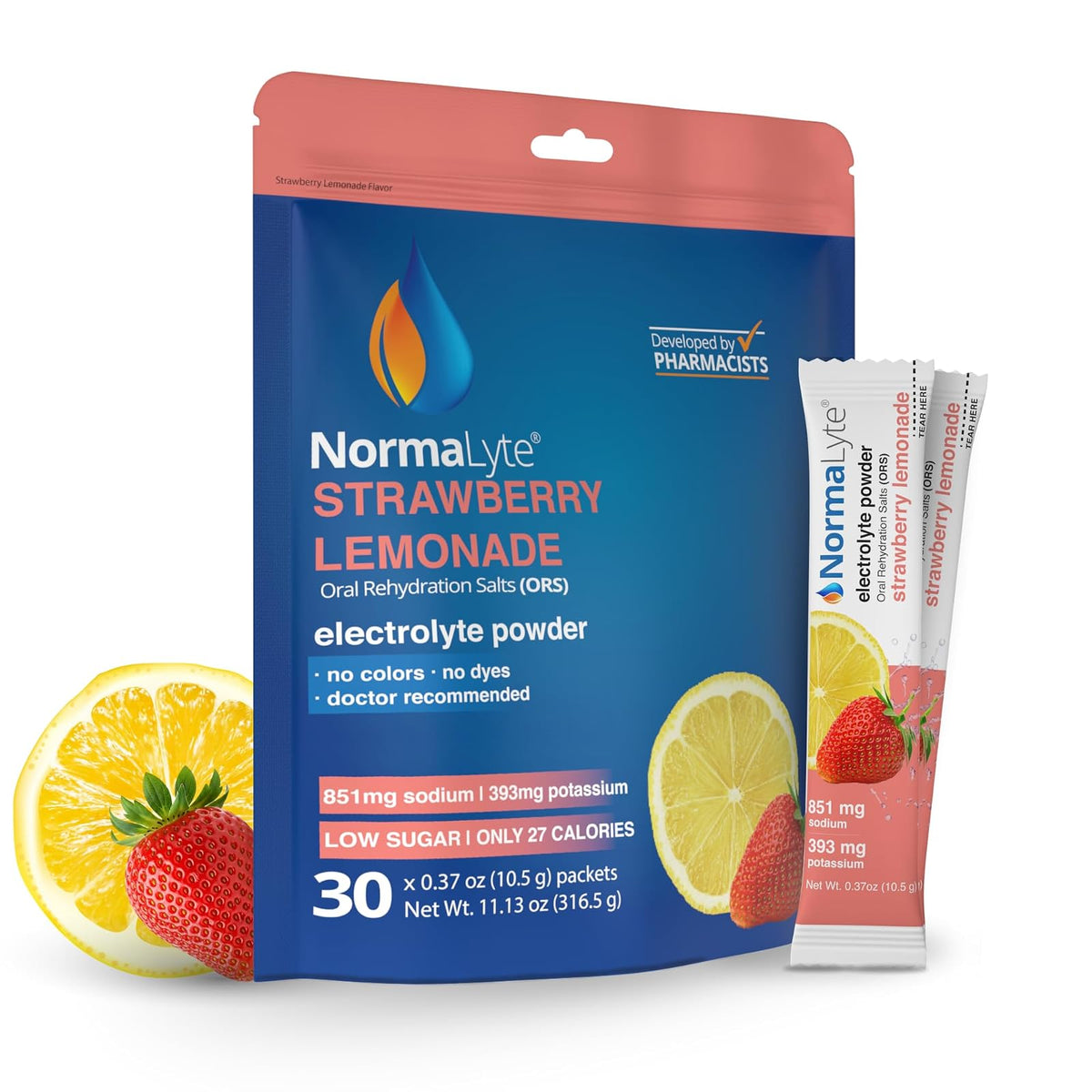 NormaLyte electrolyte powder for hydration