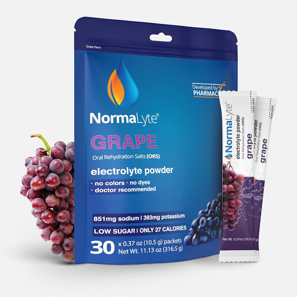 NormaLyte grape electrolyte powder packets