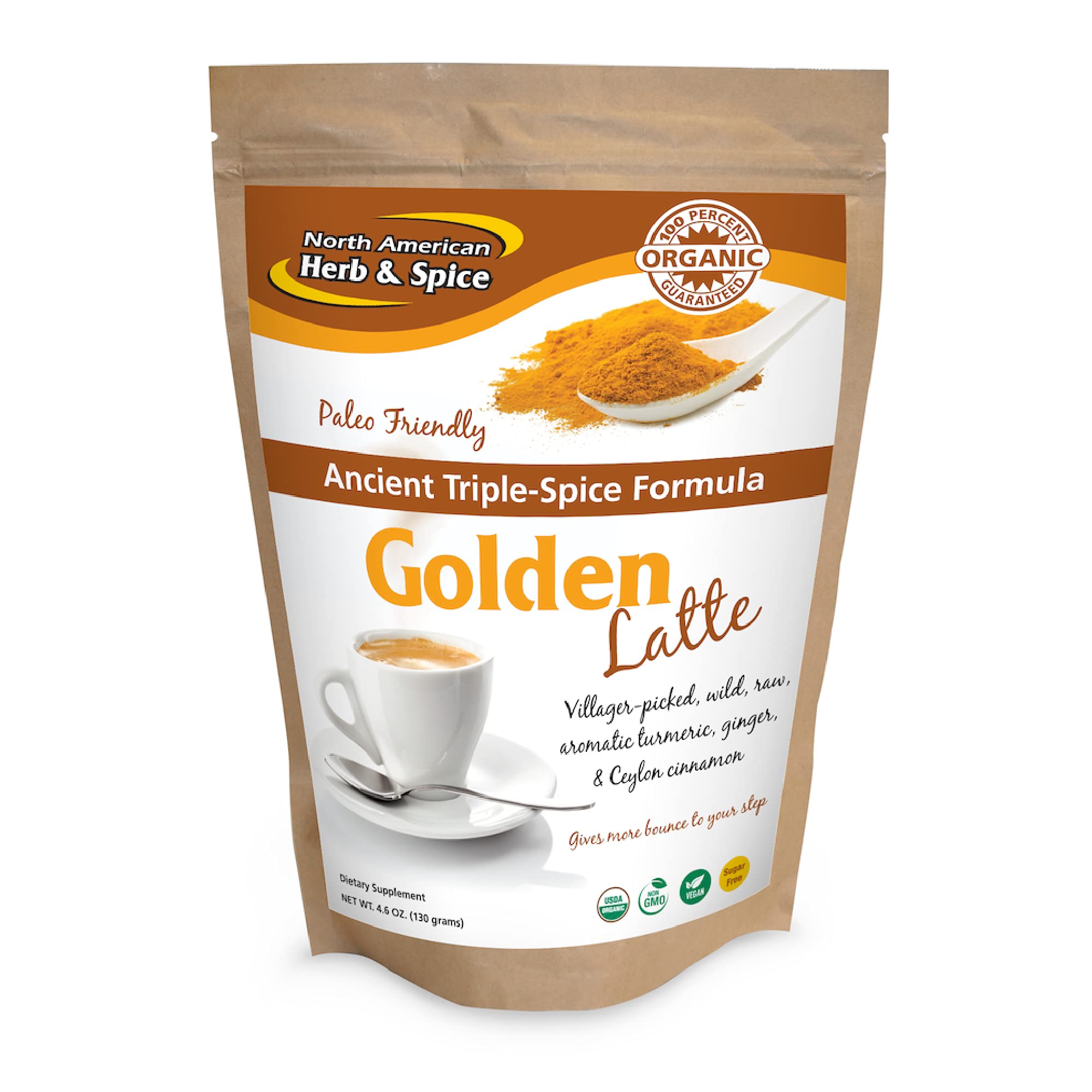 NORTH AMERICAN HERB turmeric latte mix