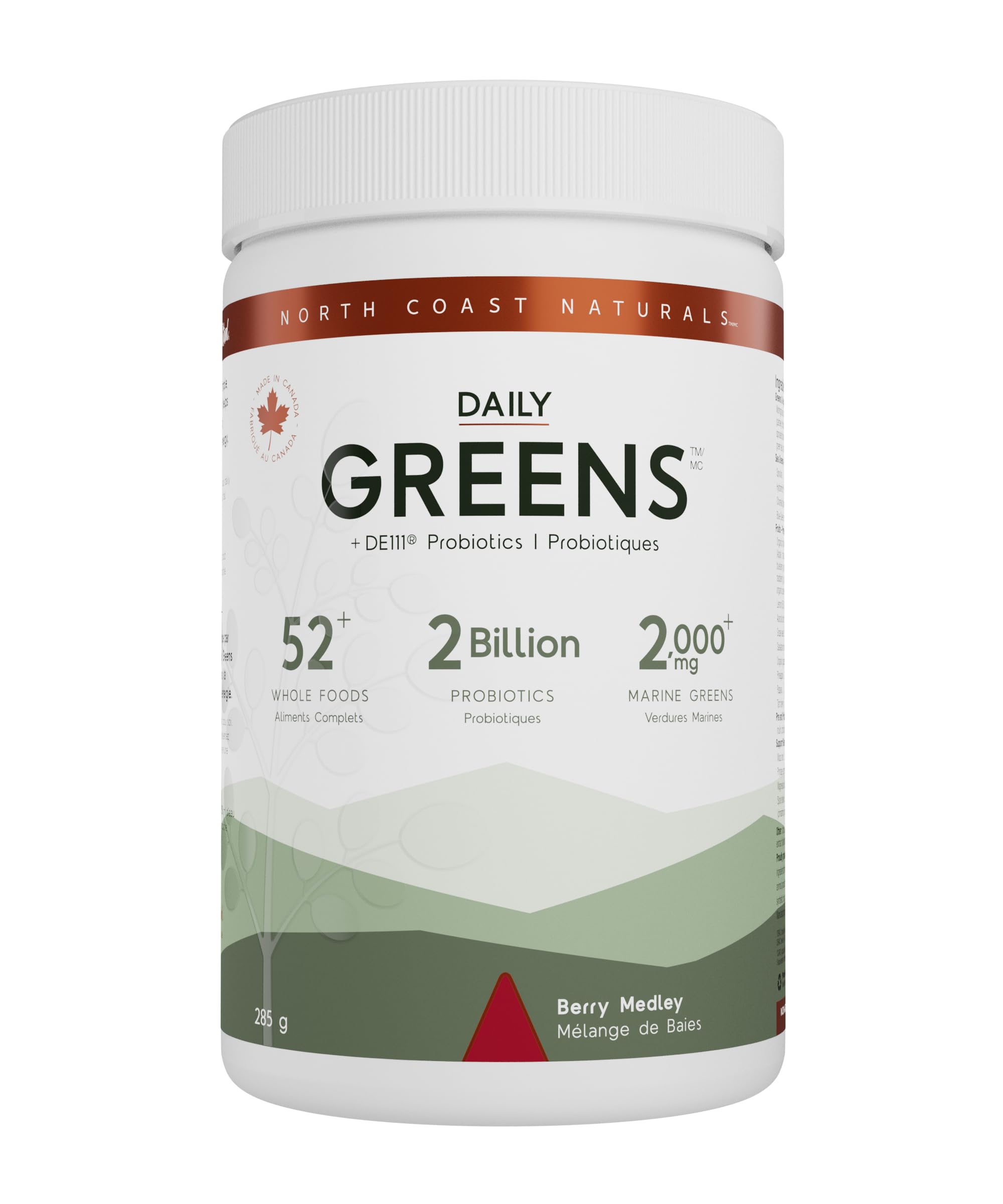 North Coast Naturals daily greens benefits