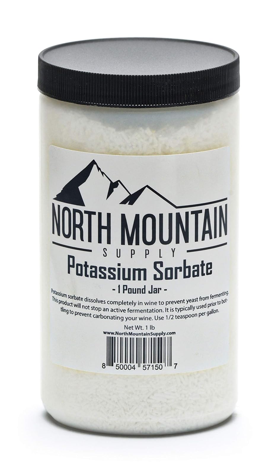 North Mountain Supply potassium sorbate jar