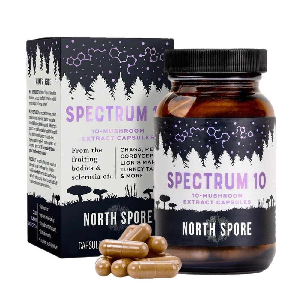 North Spore mushroom extract capsules