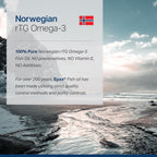 Norwegian rTG omega 3 for brain support