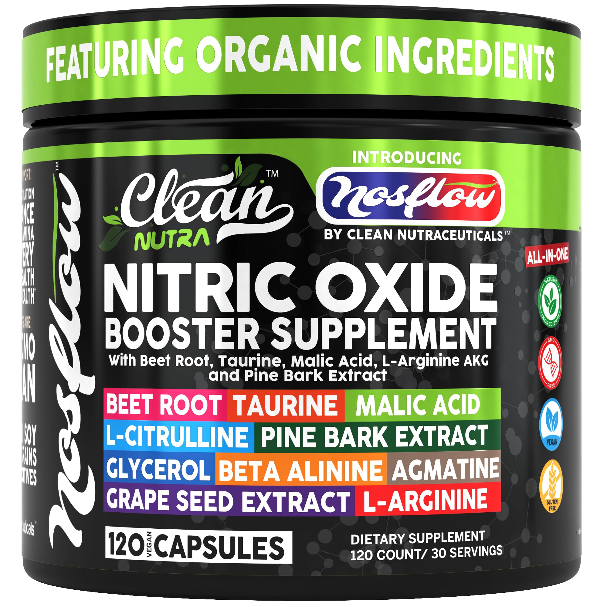 NosFlow blended vitamin & mineral supplements