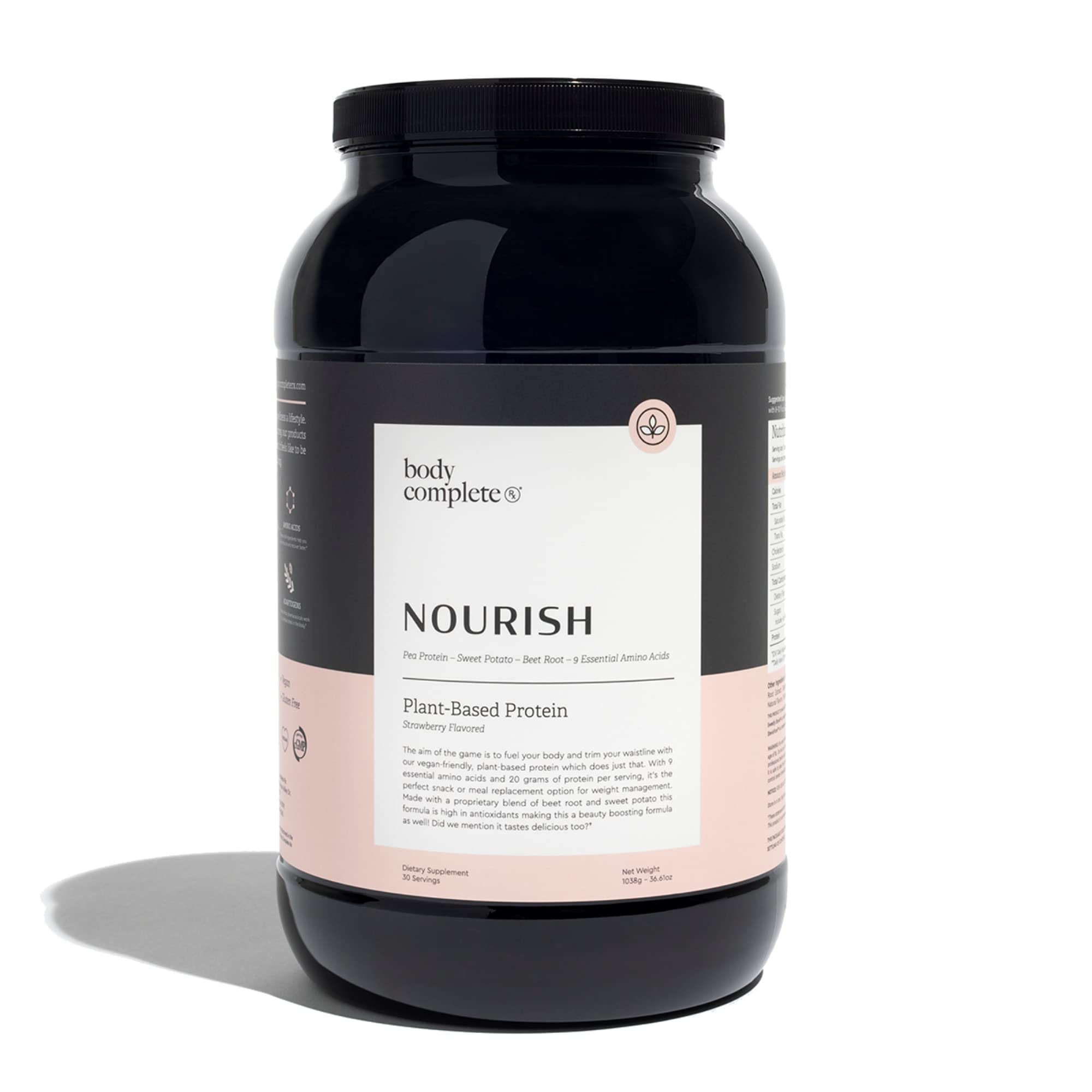 Nourish protein powder strawberry flavour