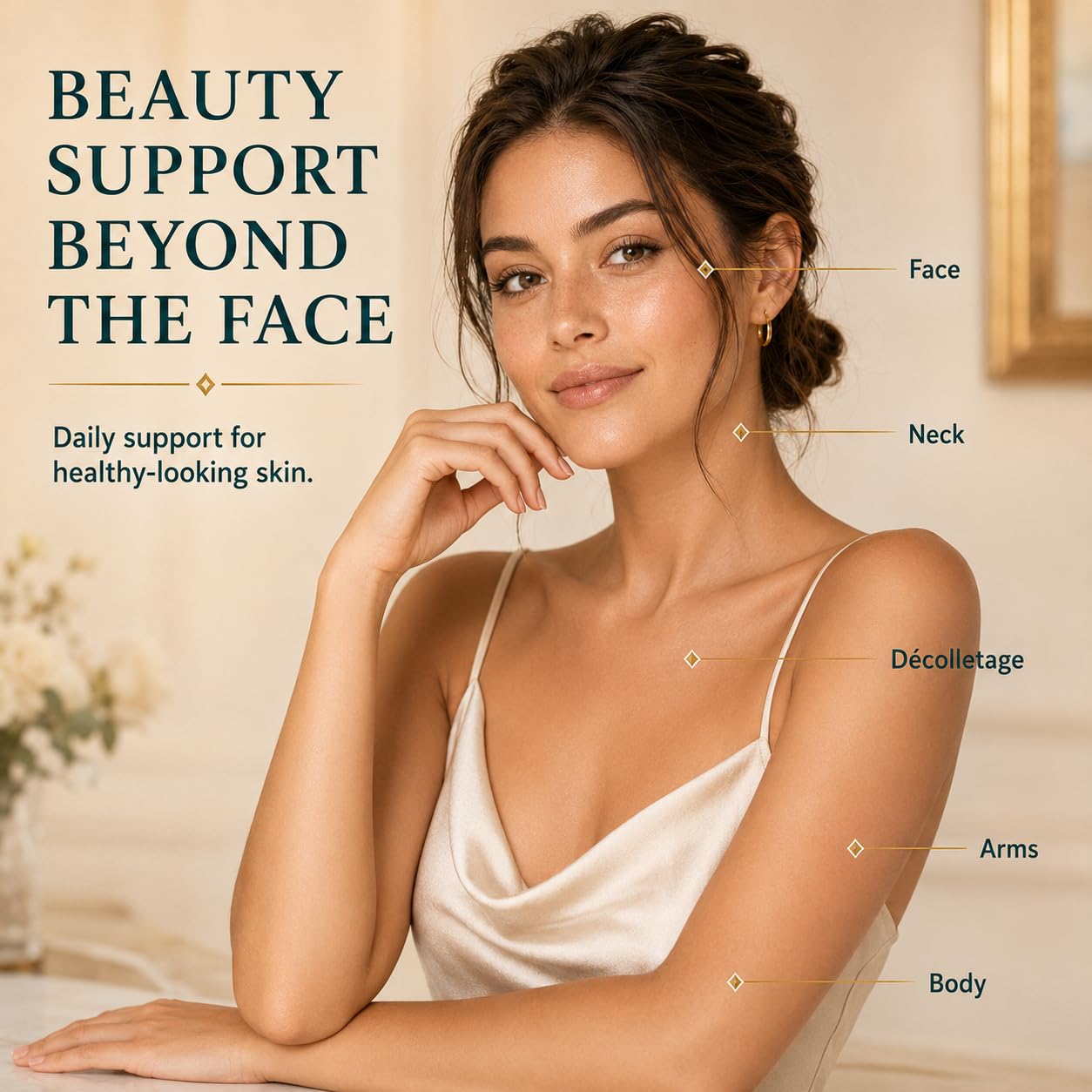 nourish skin with elastin peptides