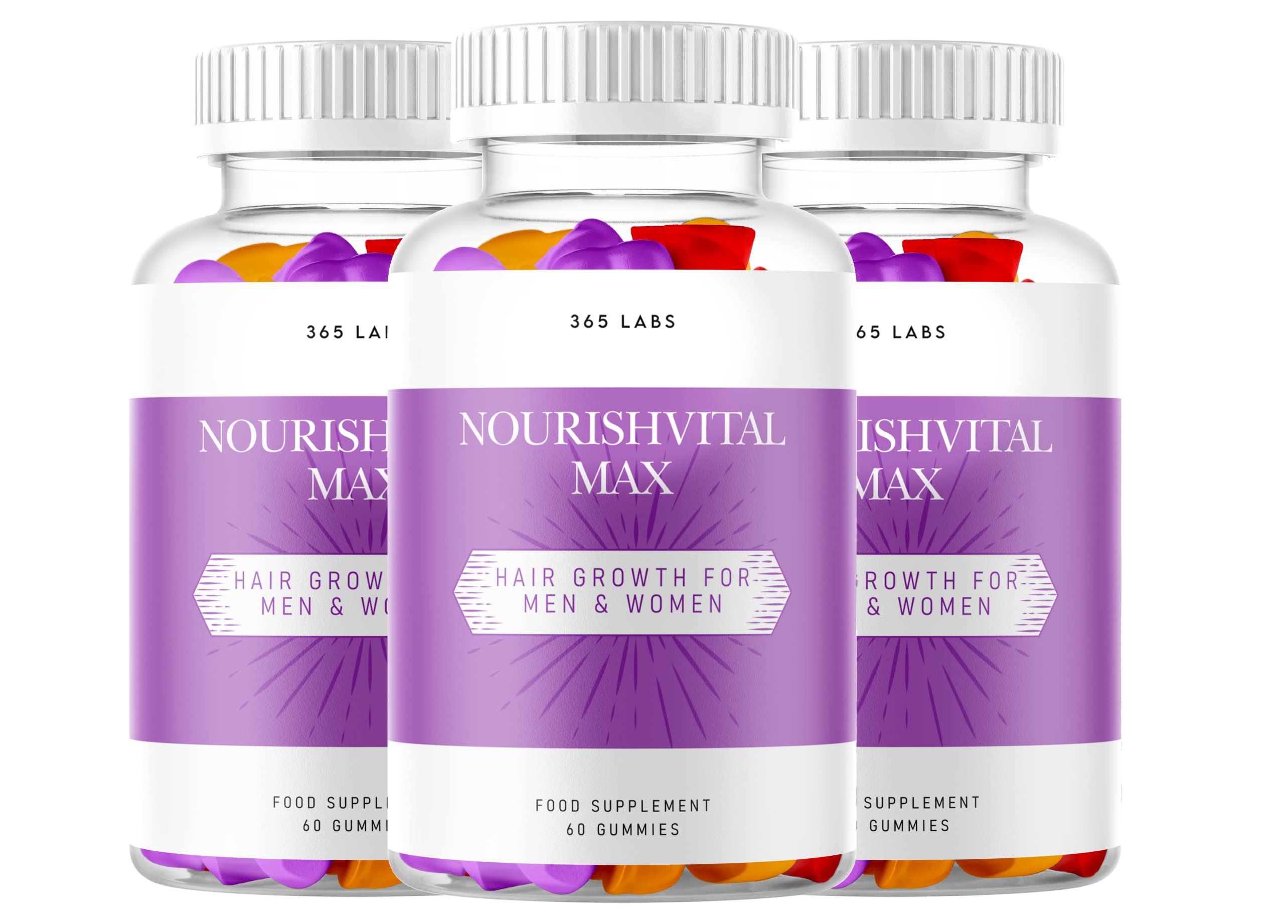 NourishaVital hair growth gummies benefits