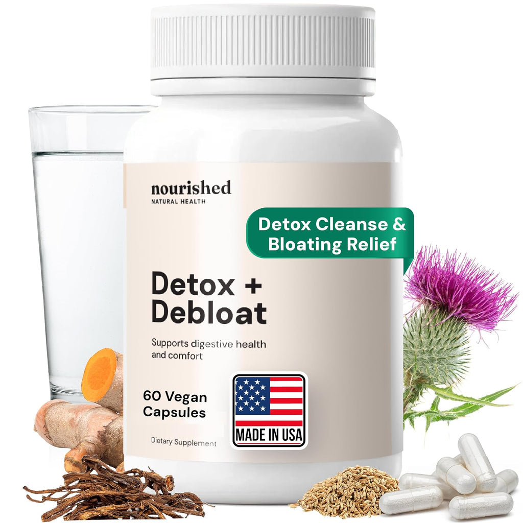 Nourished detox digestive enzymes capsules