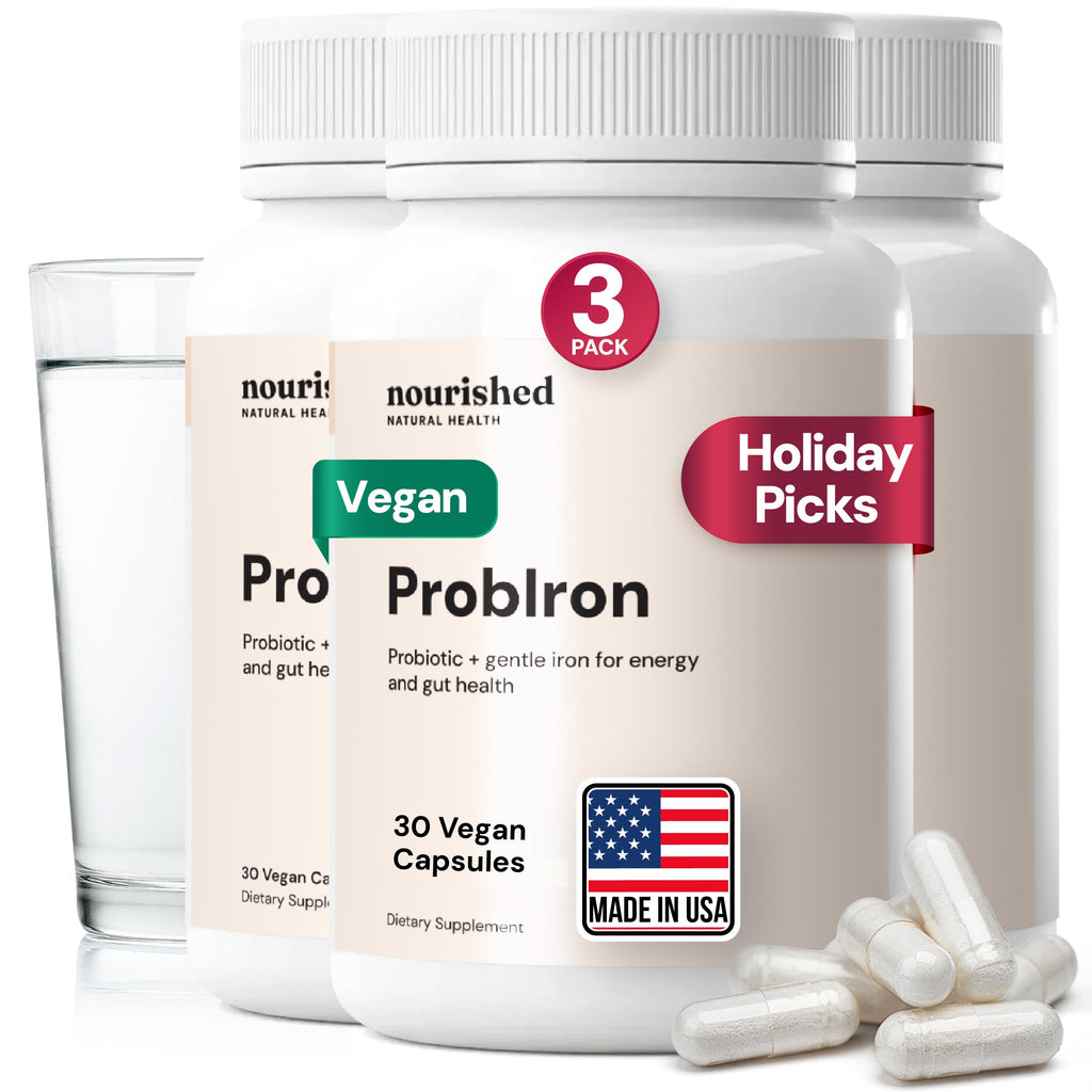 Nourished ProbIron vegan iron supplement