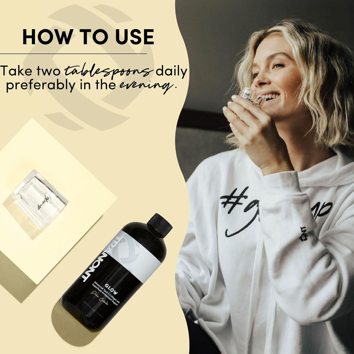Nourishing beauty supplement with collagen