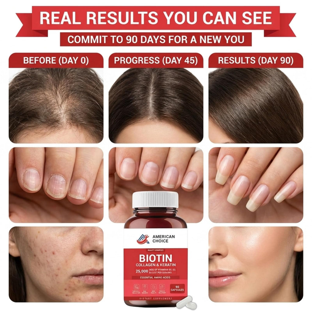 Nourishing biotin capsules for nails