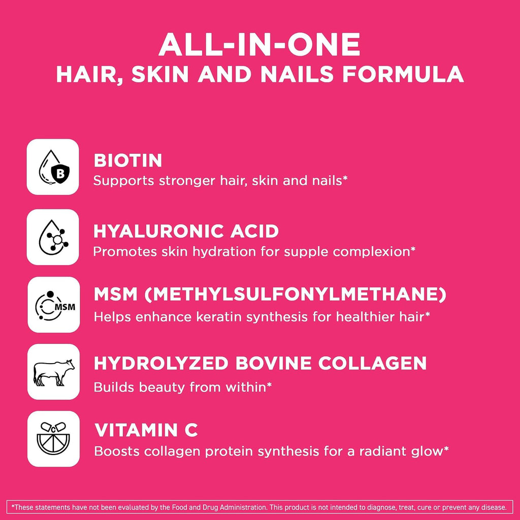 Nourishing biotin supplement for nails