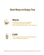 Nourishing brown rice tea bags