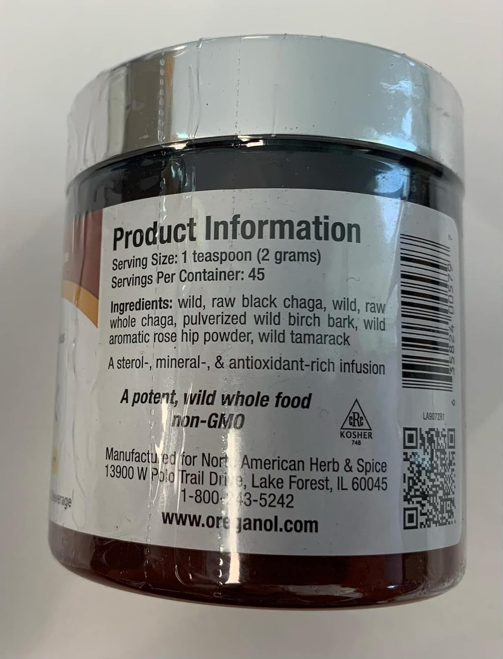 Nourishing chaga tea blend