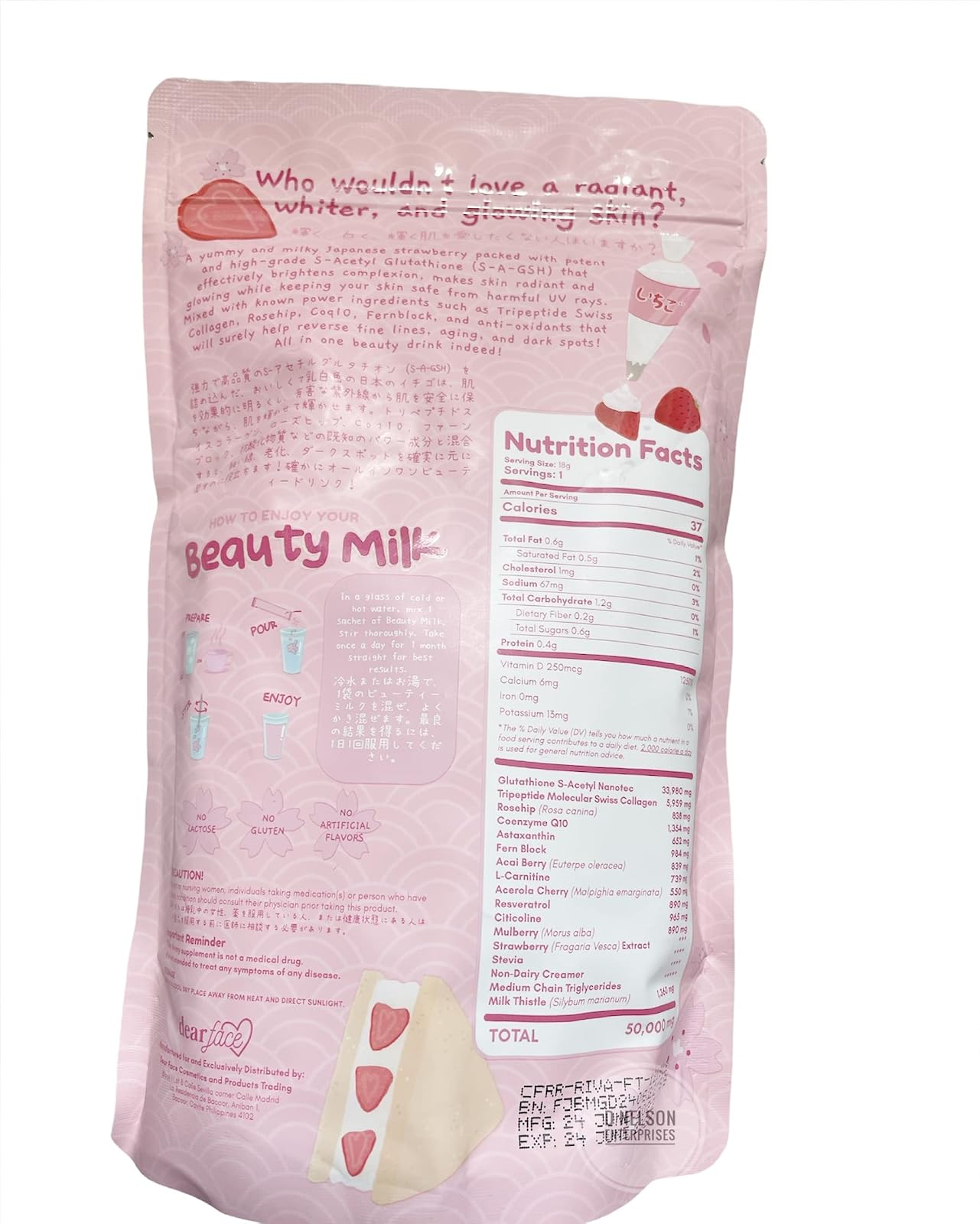 nourishing collagen drink mix