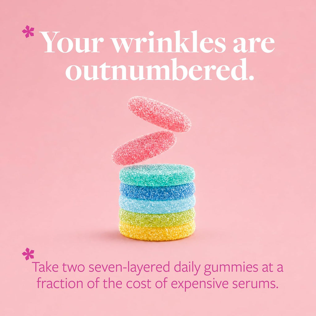 Nourishing collagen gummies for beauty