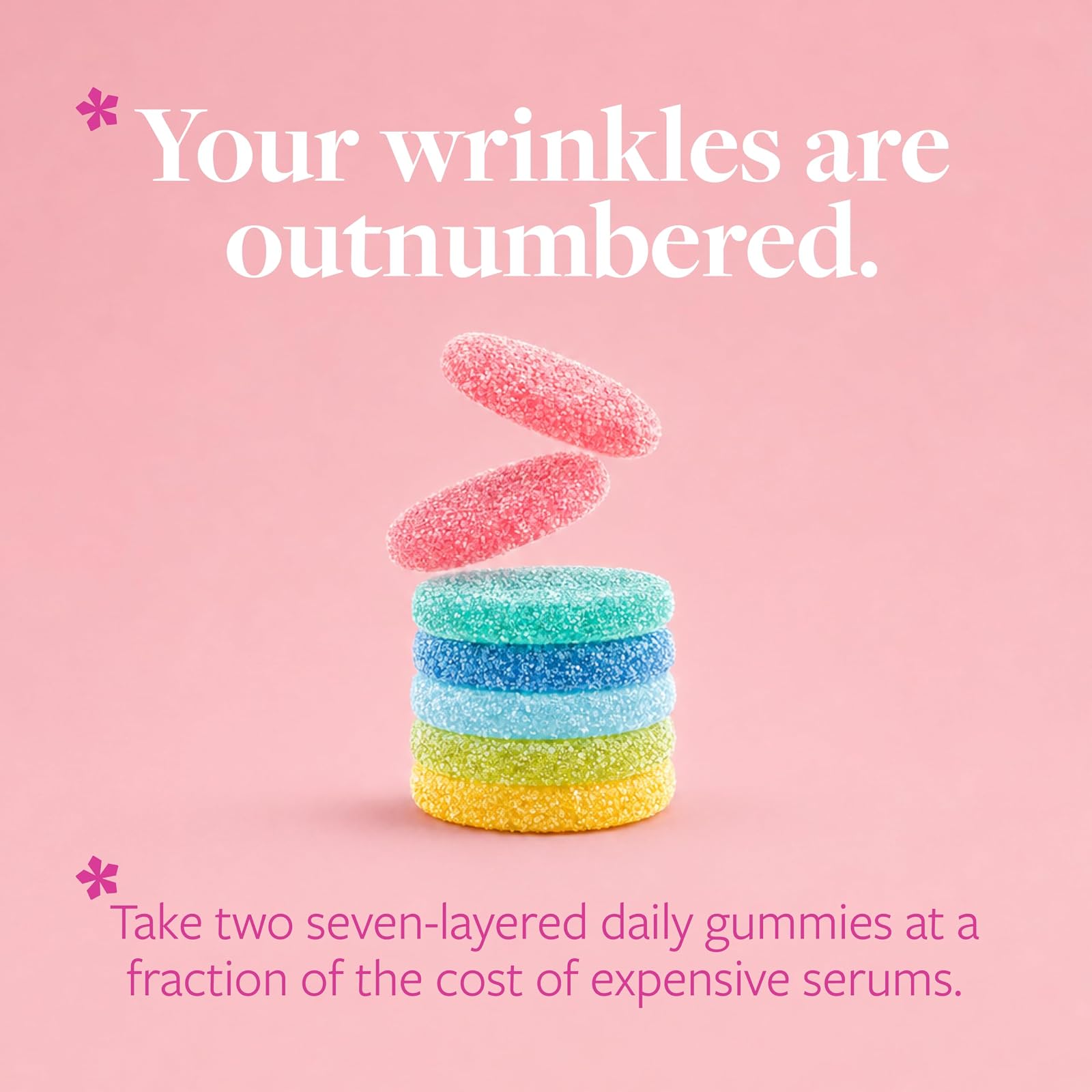 Nourishing collagen gummies for beauty