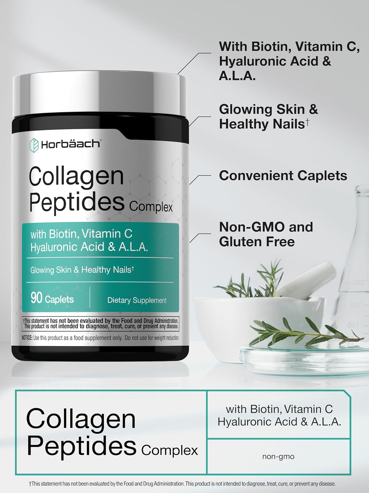 Nourishing collagen peptides for hair