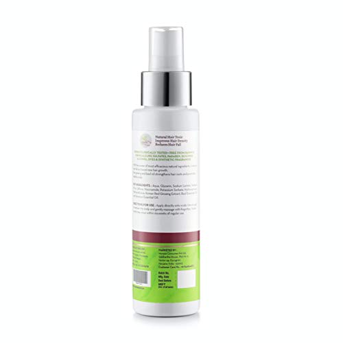 Nourishing ginseng tonic for stronger hair