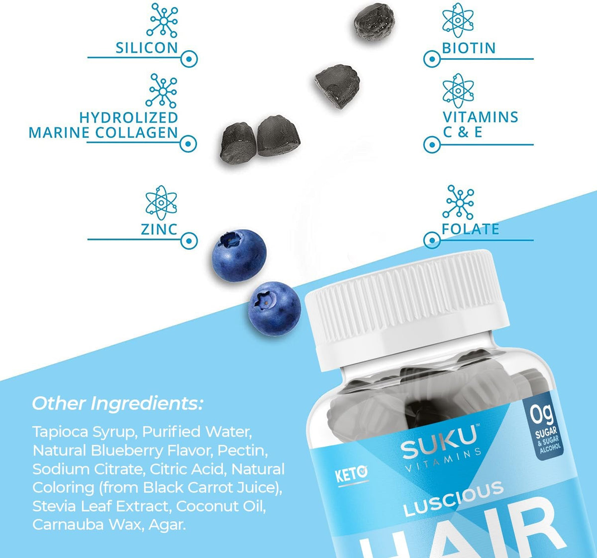 nourishing gummies for healthy hair