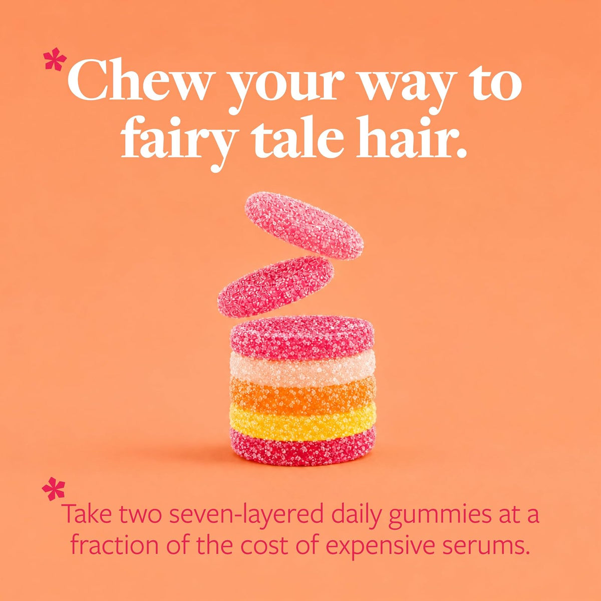 Nourishing gummies for healthy hair