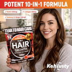 Nourishing hair gummies with essential nutrients