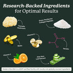 Nourishing hair gummies with vitamins