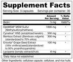 nourishing hair skin nails supplement