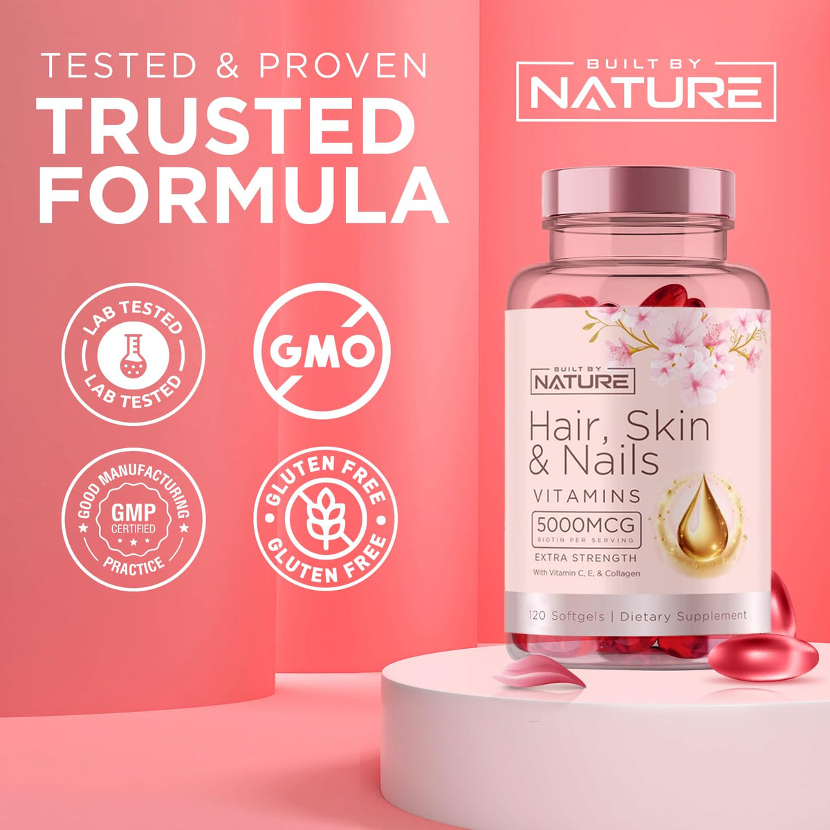 nourishing hair skin & nails supplement