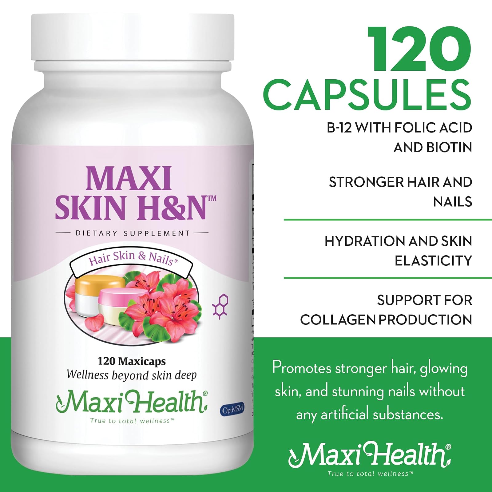 nourishing hair skin & nails support