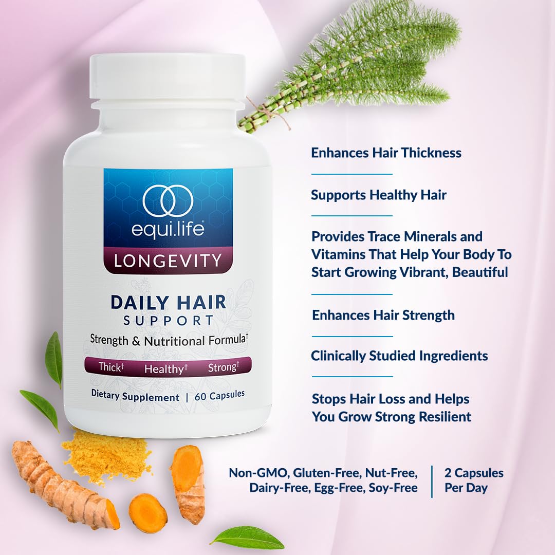 Nourishing hair vitamins with biotin