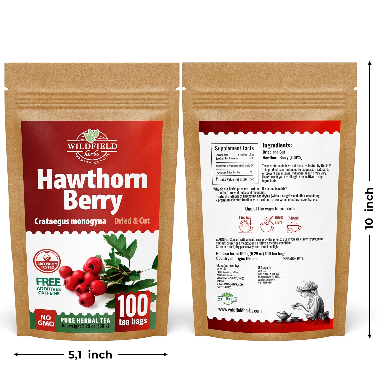 Nourishing herbal detox tea blend