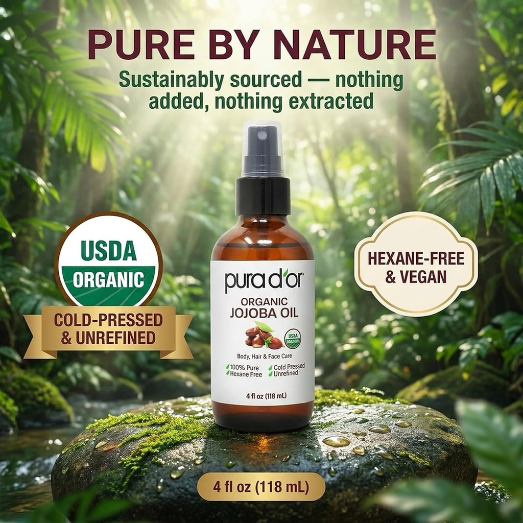 nourishing jojoba oil for hair