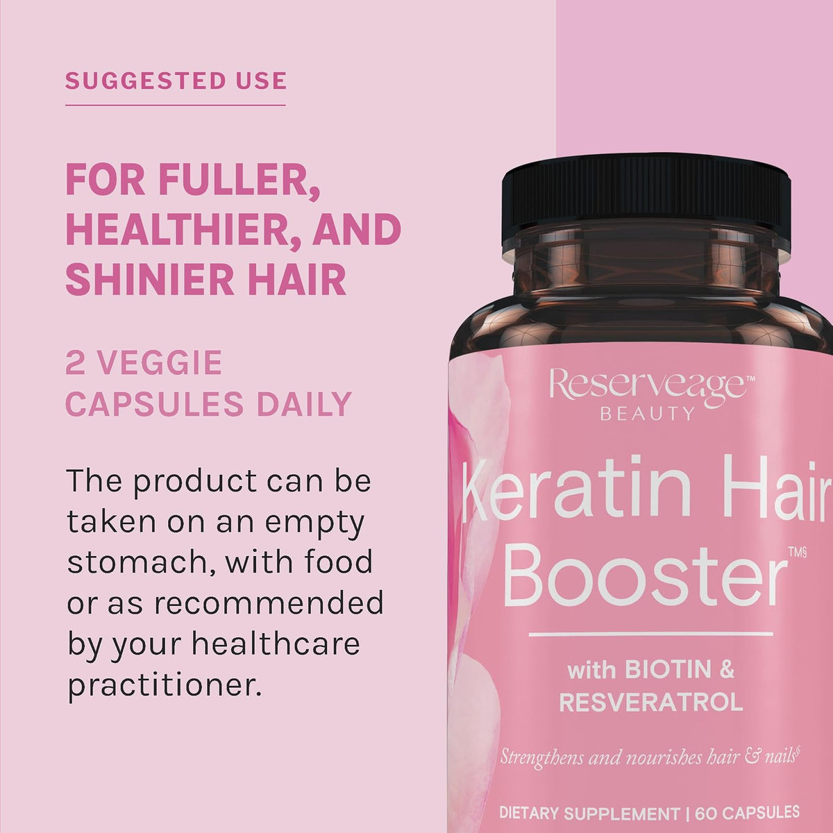 Nourishing keratin supplement for hair