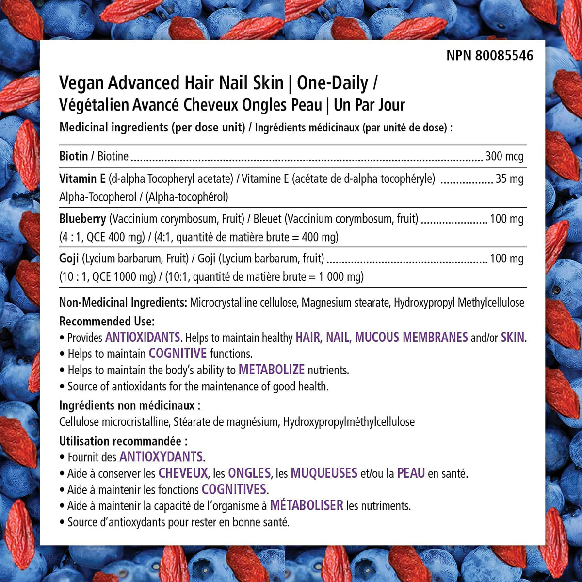 Nourishing multivitamins for hair and nails