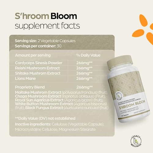nourishing mushrooms for daily vitality