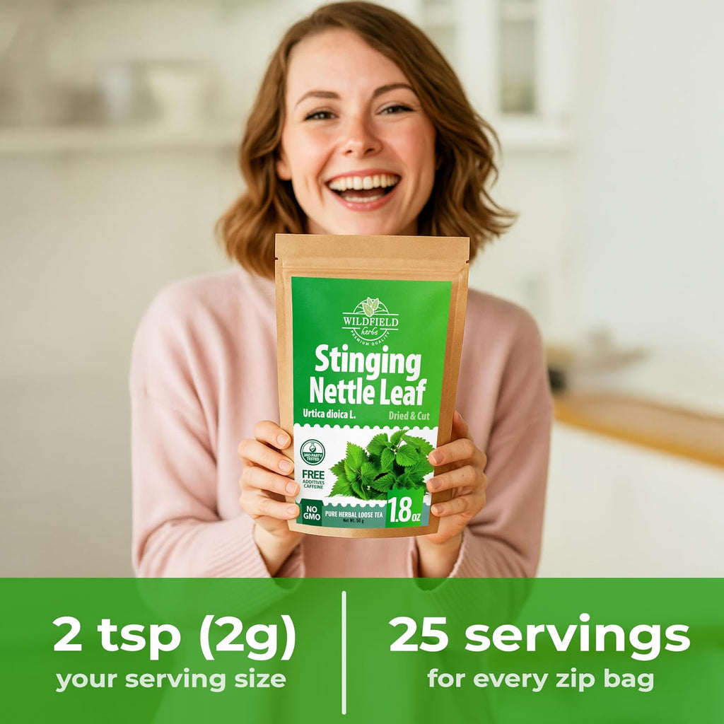 nourishing nettle leaf herbal tea